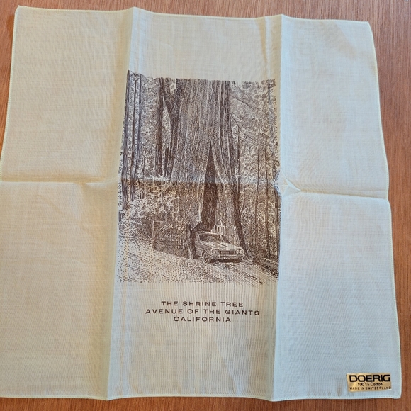 Vintage | Accessories | Vintage California Handkerchief Hankie The ...